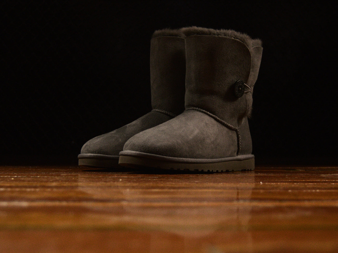 UGG Womens Bailey Button Boots | 5803W-GREY | Renarts